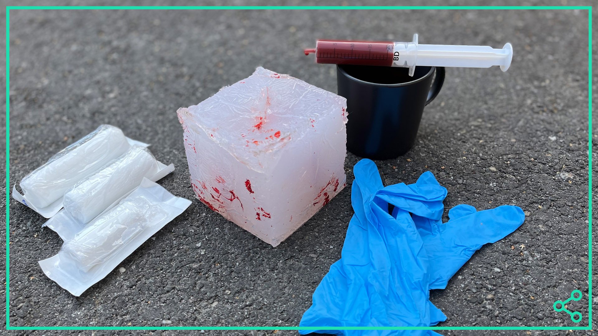 Wound Cube: DIY Bleeding Control Simulator - FIN Waldviertel